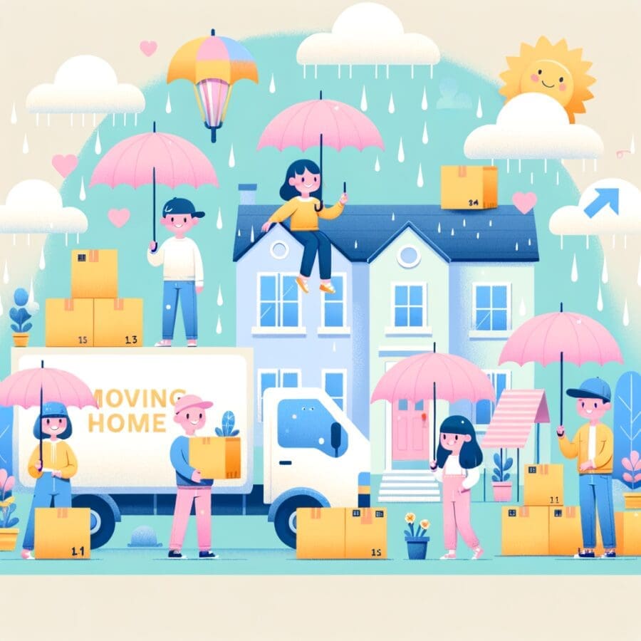 Tips for Moving in the Rain