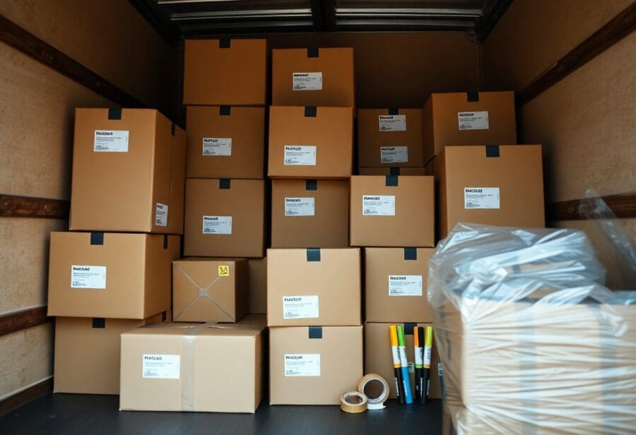 Why Is Labeling Boxes Key When Using Moving Company Packing Supplies?