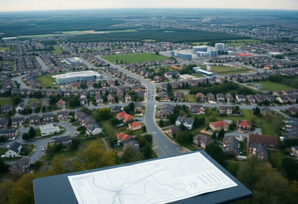 How Do Political Land Use Decisions Reshape Suburban Growth Patterns?